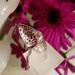 Jewelry | 935 Silver Plated Hollow Ring | Poshmark